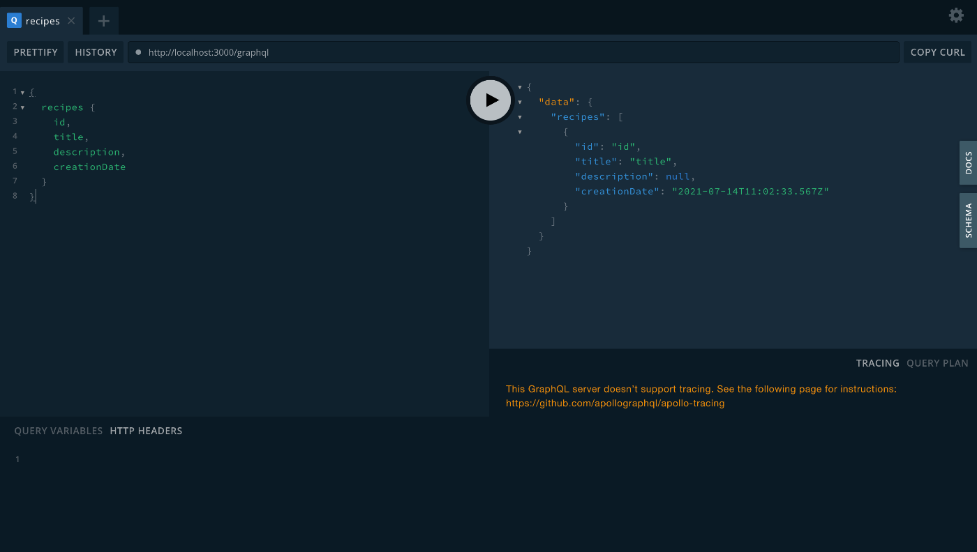 @nestjs/graphql 入門