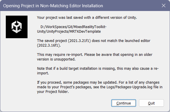 Magic Leap 2の正規の手順でMRTK3のサンプルを動かしてみる。