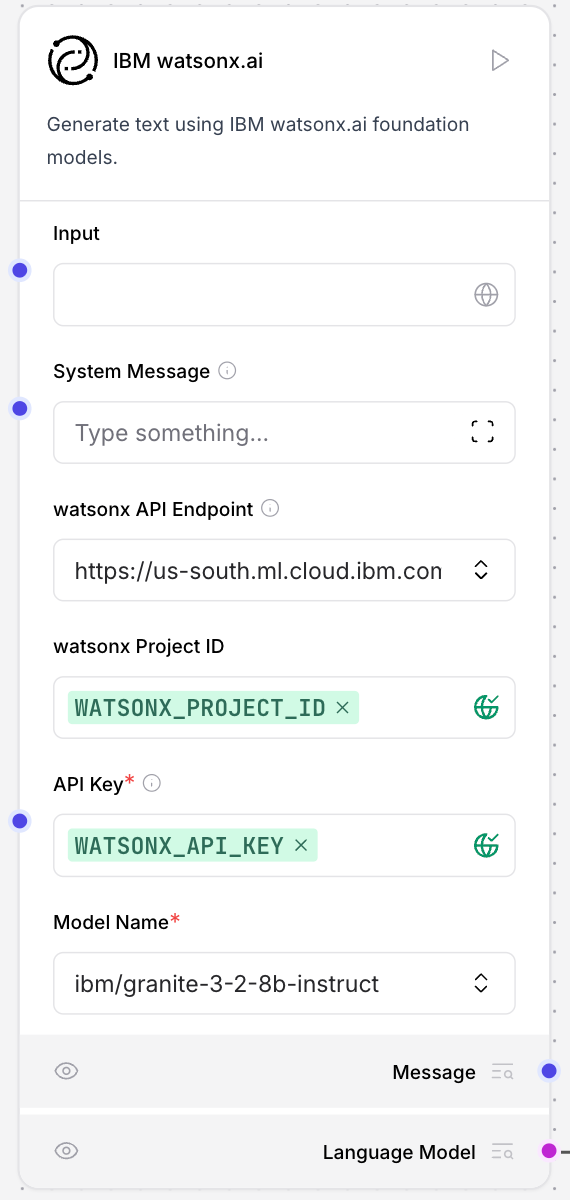 LangFlow入門 (watsonx.ai版)