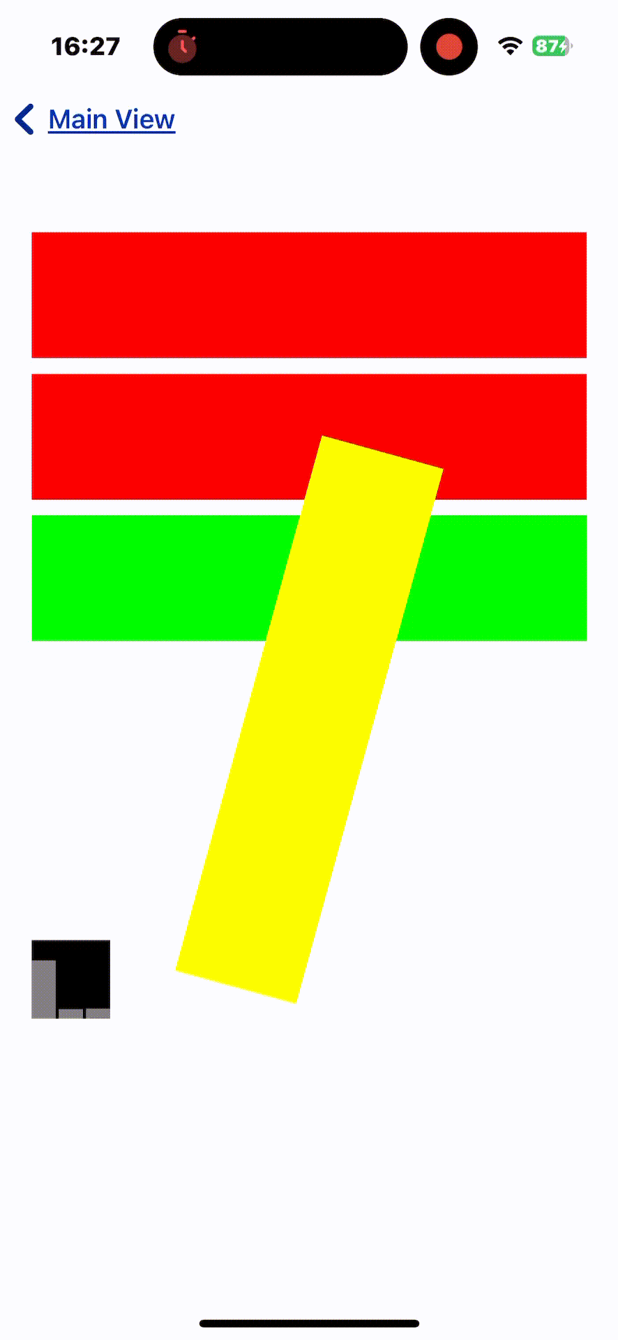 【iOS】 UIViewで簡単なアニメーションを作成する