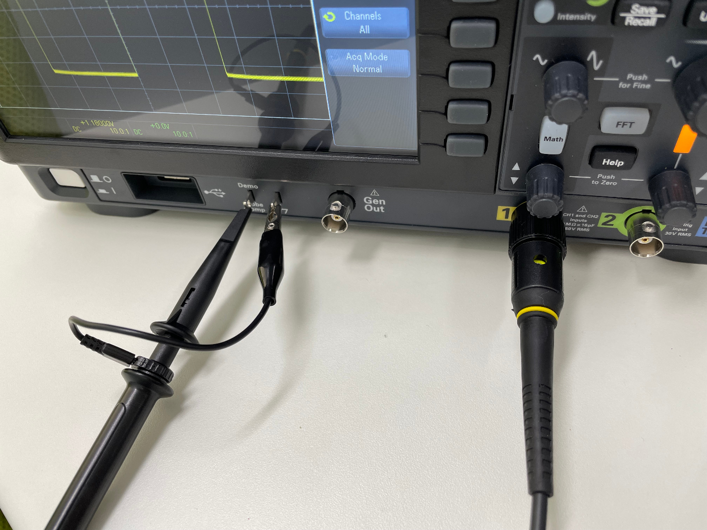 【KEYSIGHT/EDUX1052G】オシロスコープの使い方