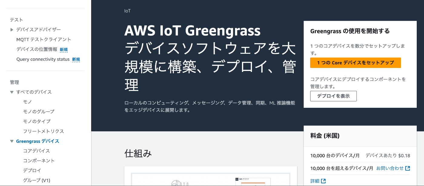 AWS IoT GreengrassをMacで少し試す