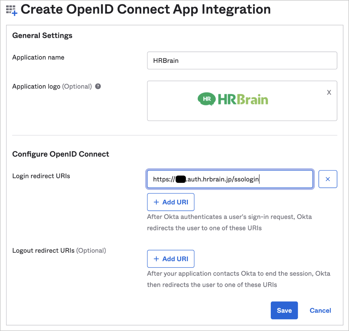 HRBrain と Okta の SSO を OpenID Connect で構成する