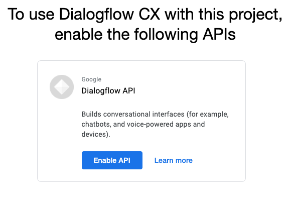 Dialogflow CX を試してみる