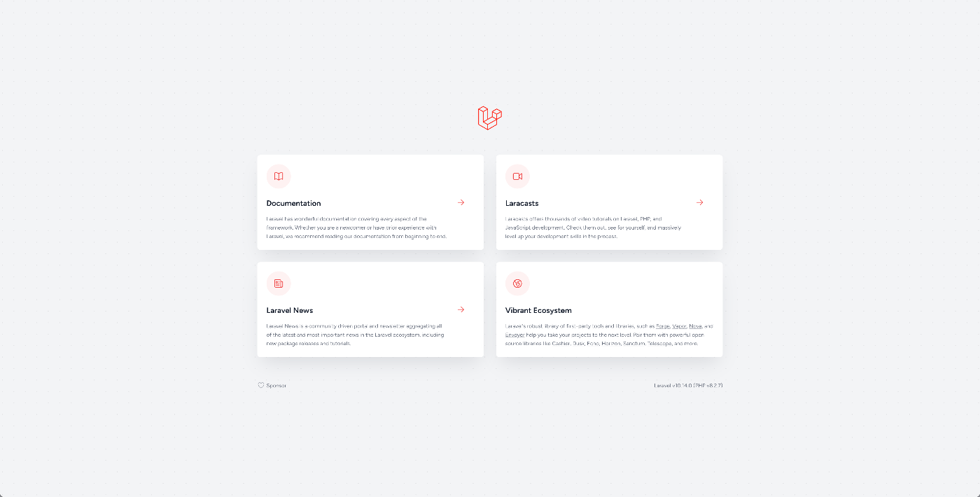 Sailを使った開発環境の構築とTailwind CSSの設定