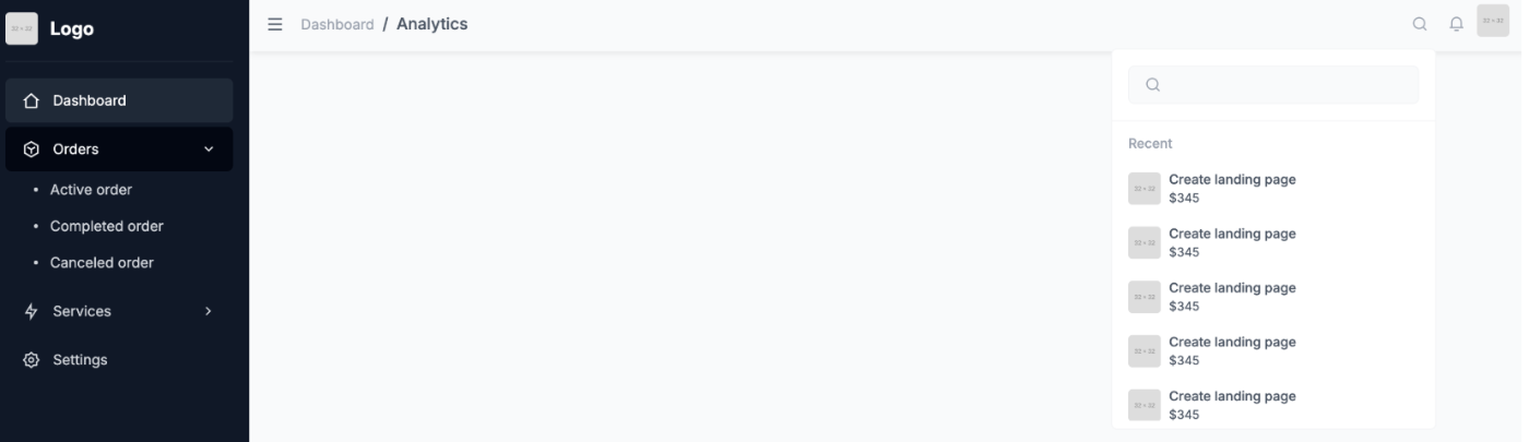 tailwindcssでAdmin向けの管理画面レイアウトを作る