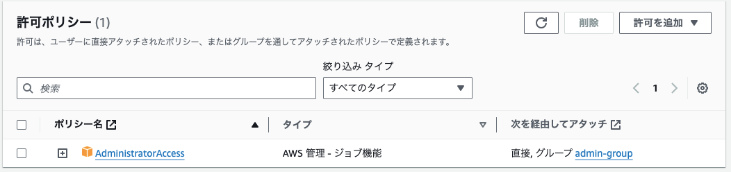 IAMユーザーでCost Explorerを確認する