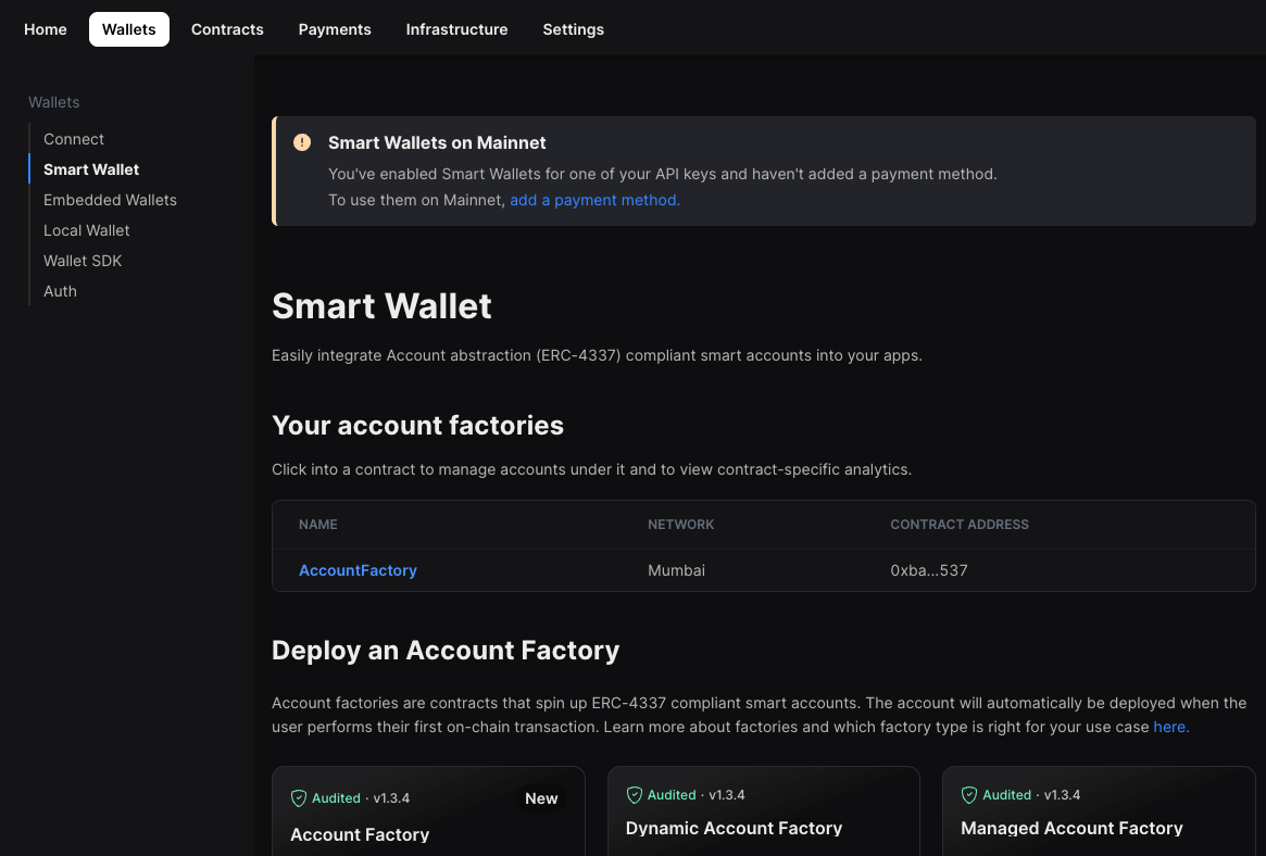 Next.jsでThirdwebのSmart WalletとEmbedded Walletsを試してみた