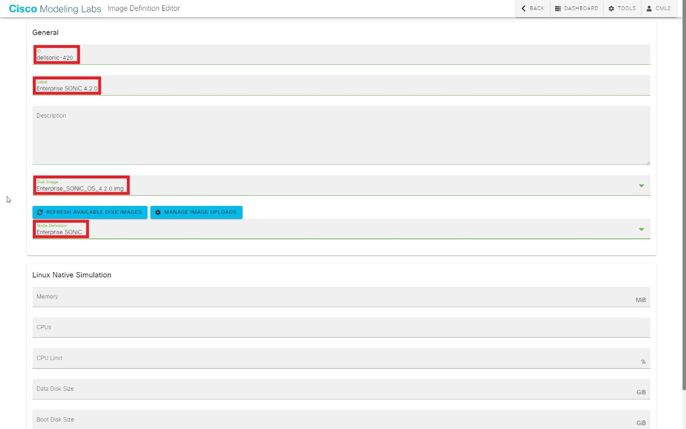 CMLでEnterprise SONiCを使う