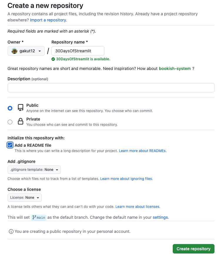 30DaysOfStramlit - 5日目〜10日目