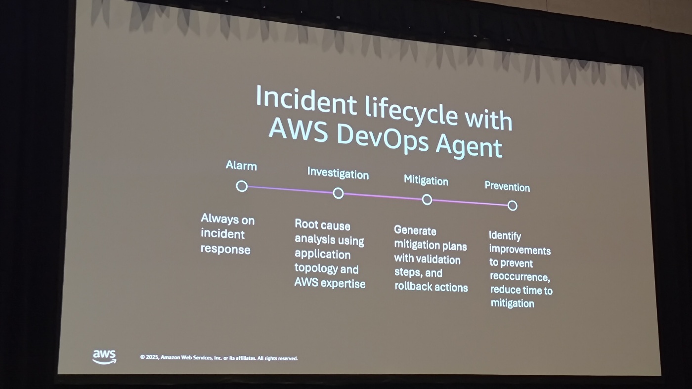 AWS DevOps Agent Overview - re:Invent 2025 in Las Vegas
