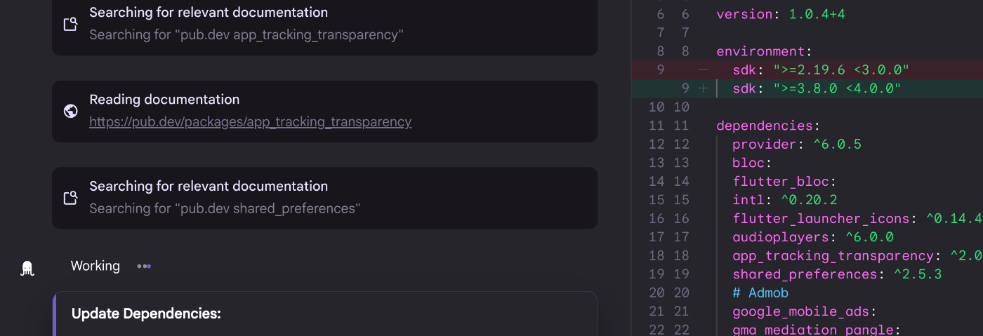 Google JulesでFlutterの環境構築を行う