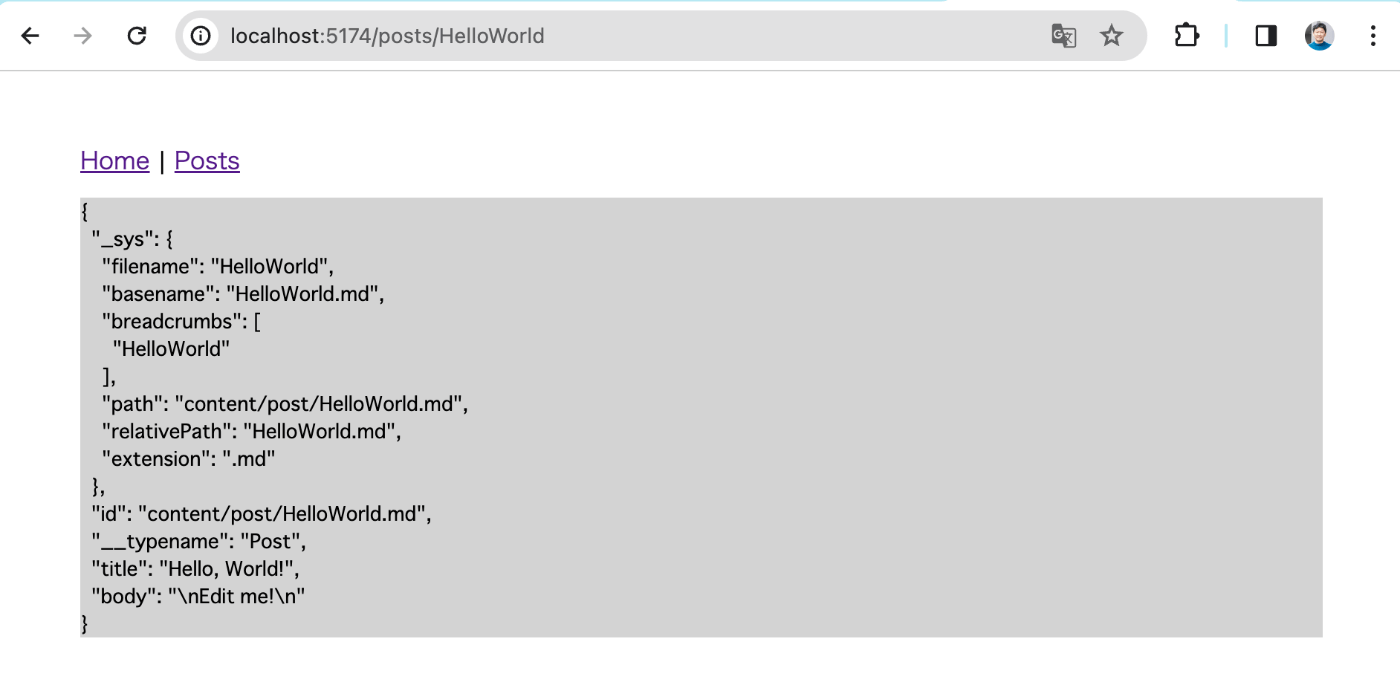 TinaCMS の Getting Started をやってみる