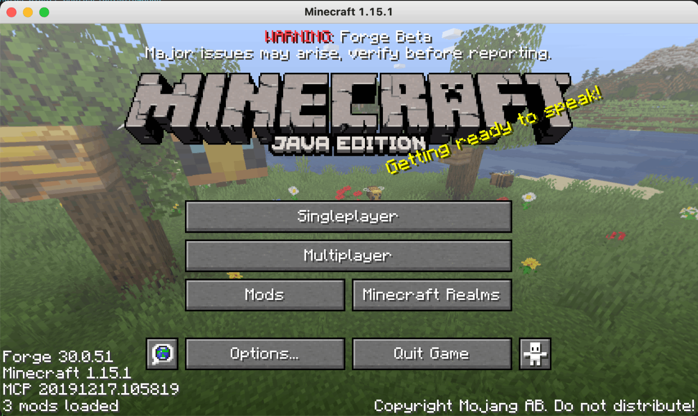 [MineCraftModding]①Mod開発環境構築(for Mac)