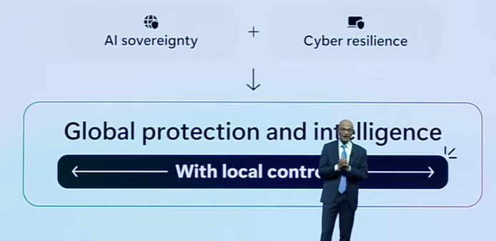 Satya による Keynote: Leading in the New Age of AI