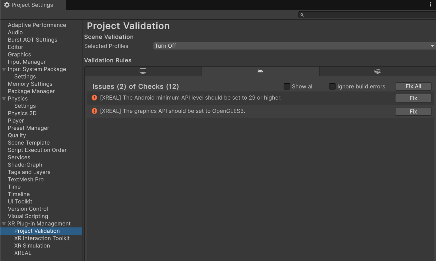 Getting Started with XREAL SDK（3.0.0）をやってみる