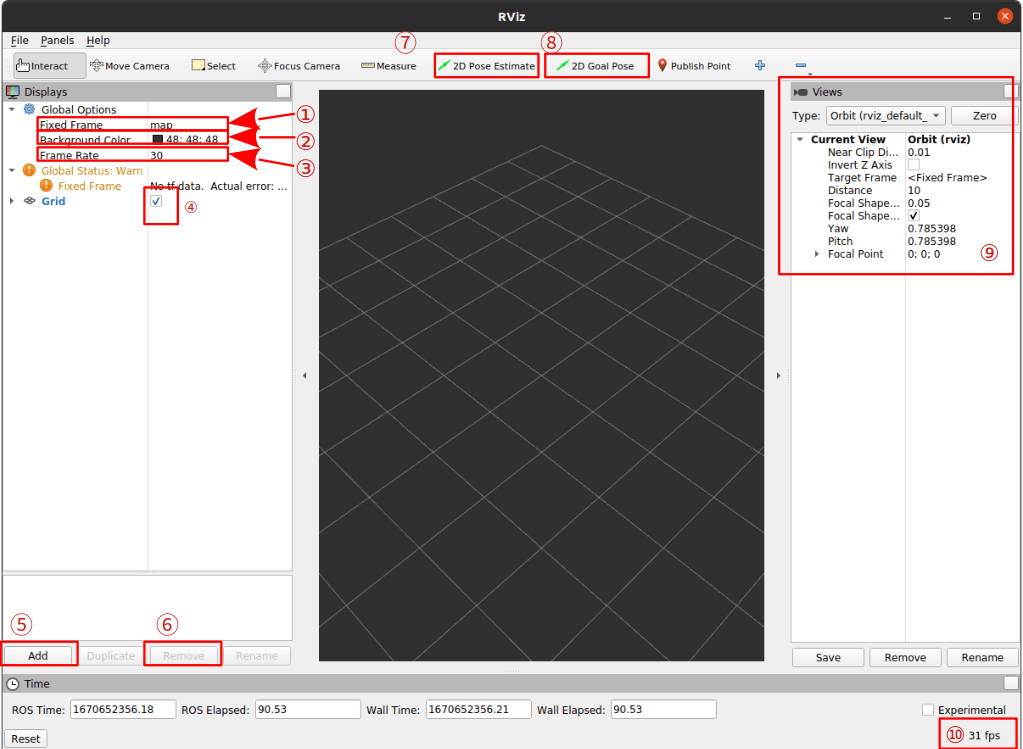 Rviz2の使用方法｜RaspberryPi OSではじめるROS2