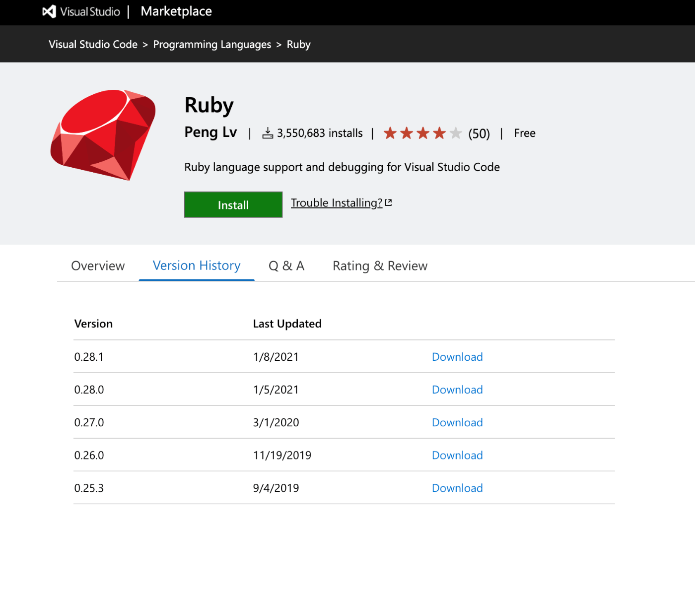 [vscode] Ruby LSPを使わずにコードジャンプする