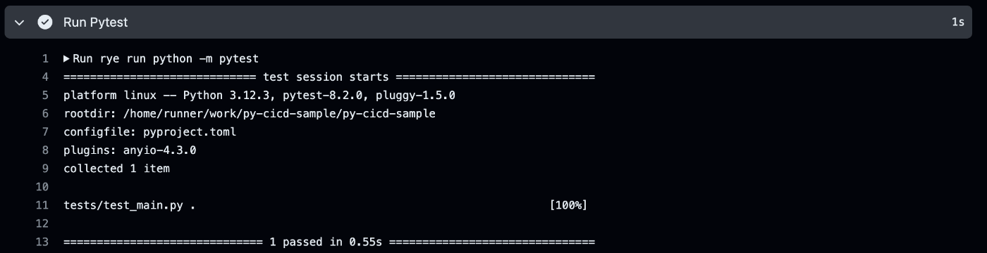 RyeやRuffを触ってみたかったので、ついでにCIを整えてみる