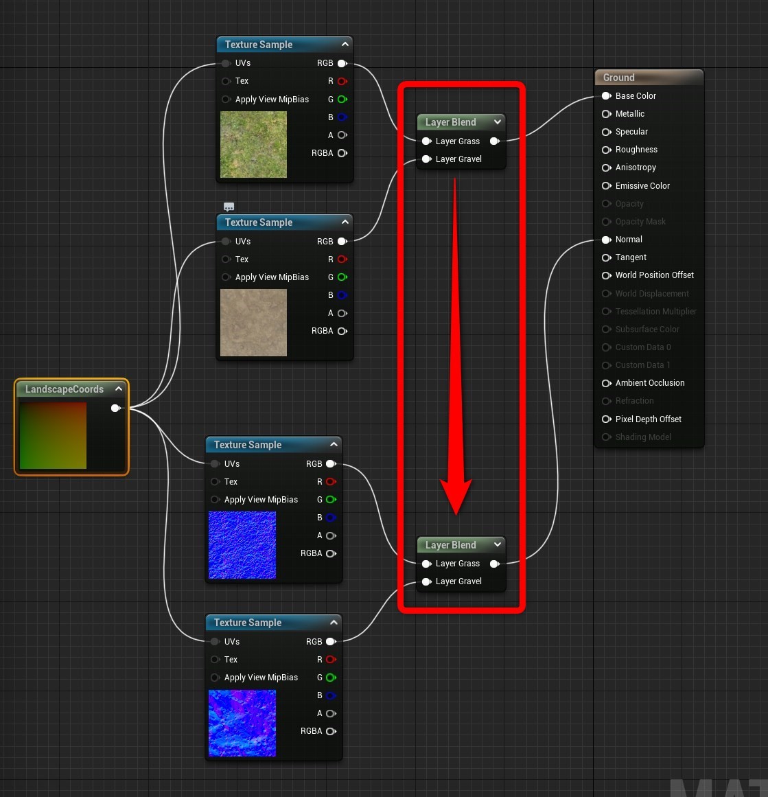 Landscapeで地面を塗る方法[UE5,UE4]｜UnrealEngine5(UE5)の教科書[旧]