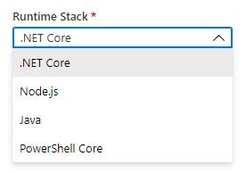 Azure Stack Hub 上の Function App の .NET ランタイム