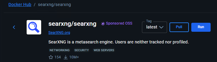 Docker DesktopでSearXNGを使い、Open WebUIからWeb検索をする