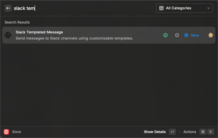 RaycastからSlackに定型メッセージを送るextensionを作りました