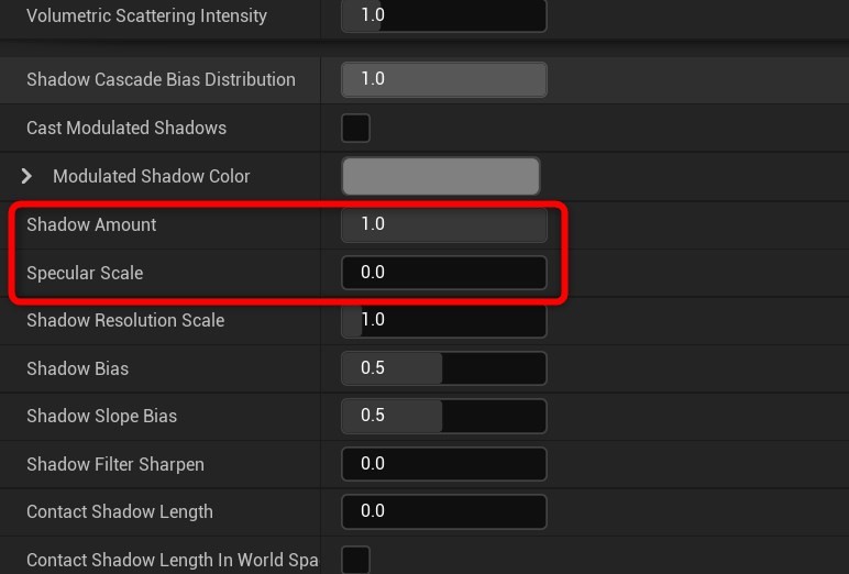 【UE5】影の濃さを変更する方法｜UnrealEngine5(UE5)の教科書[旧]