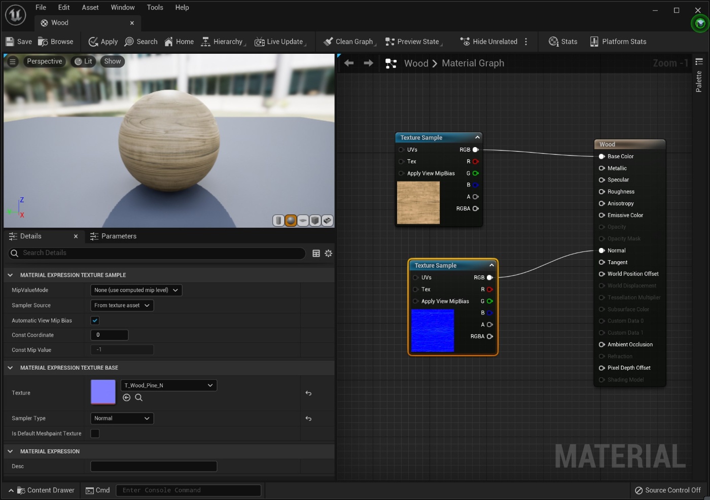 マテリアル入門！超初心者向けチュートリアル[UE5]｜UnrealEngine5(UE5)の教科書[旧]