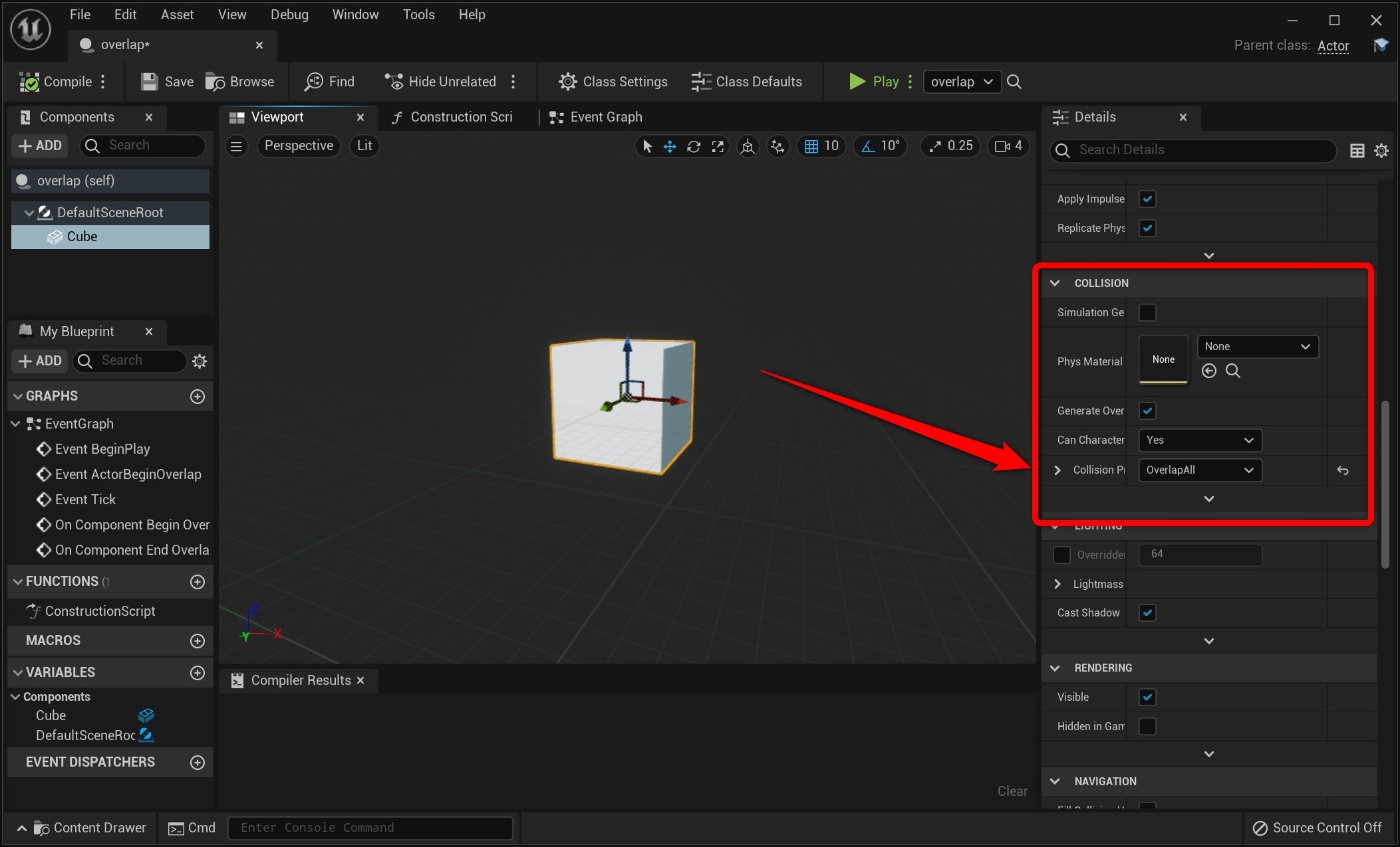 当たり判定(Hit,Overlap)の設定方法【UE5,UE4】