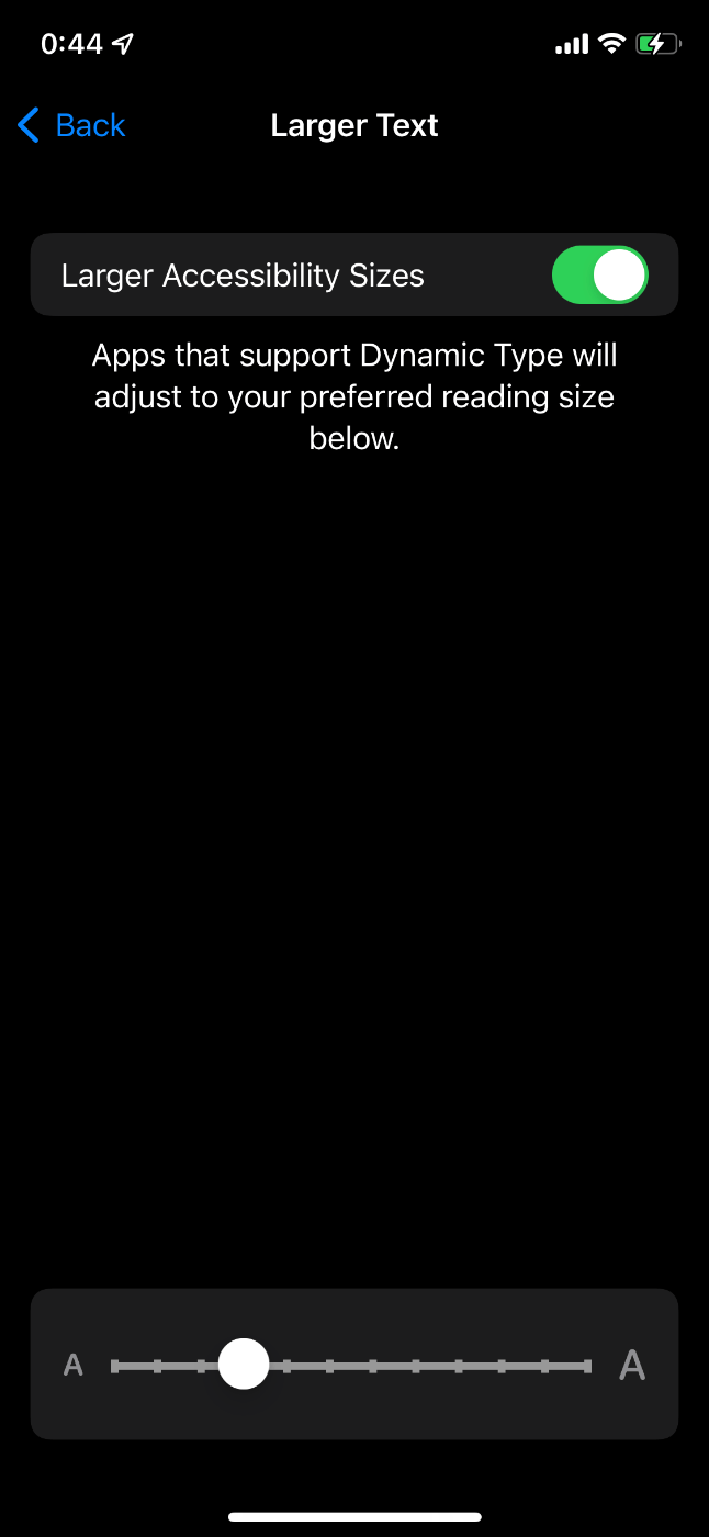 iOS アプリの Dynamic Type についての覚書