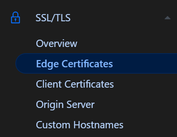 Cloudflare へ外部証明書の組み込み手順 (Custom SSL)