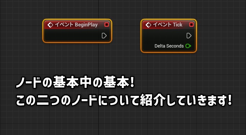 📰イベントBeginPlay,Tickノードとは？フレームについても解説 [UE5入門 #4-4]