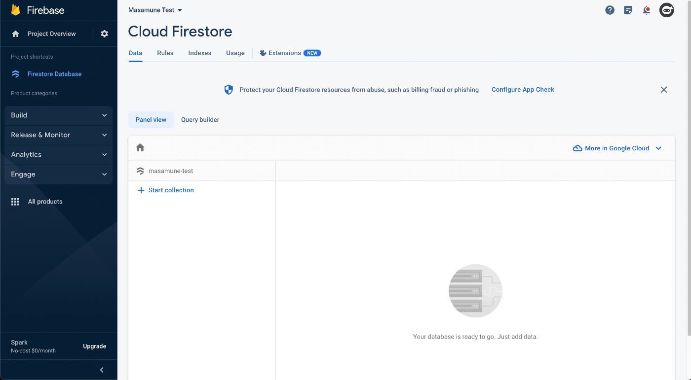 【flutter】masamuneで超速アプリ開発②「firestoreへの簡単接続」 Firebase Qiita