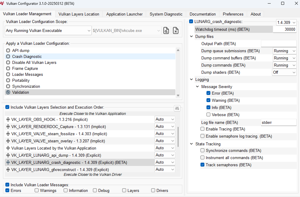 [Vulkan] Crash Diagnostic Layerを使ってどのCommandでクラッシュしているのかを見る