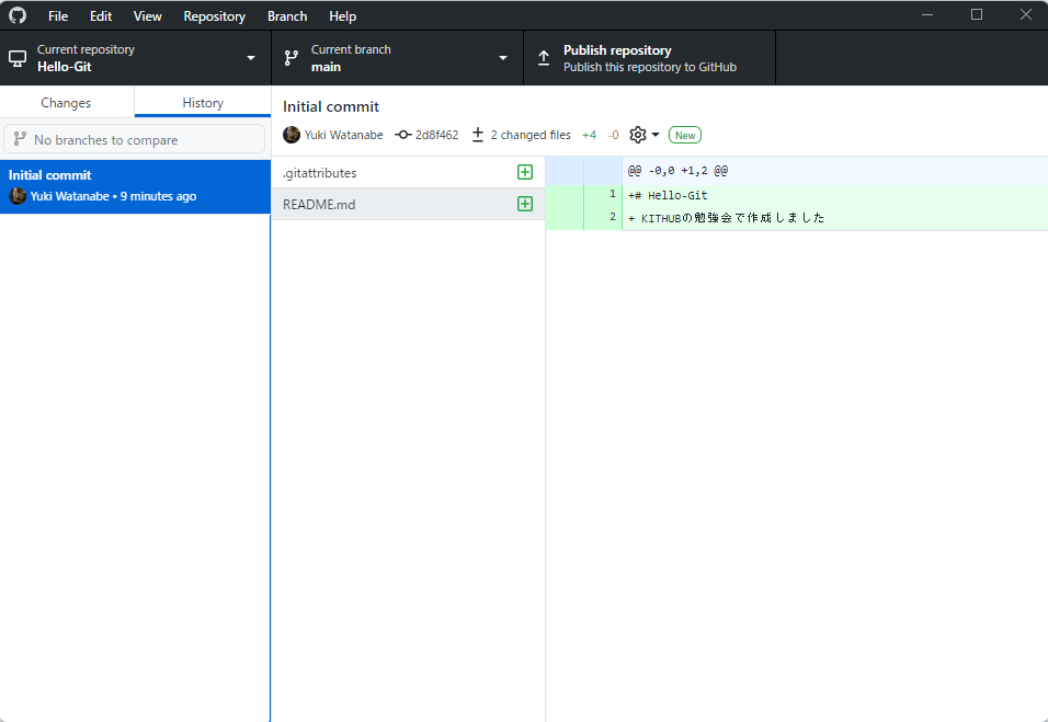 ローカルリポジトリを操作する｜Git/GitHub入門 @ KINDAI Info-Tech HUB