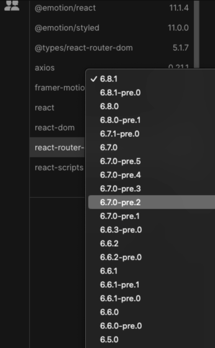codesandboxで簡単にreactのライブラリバージョン切り替えをする