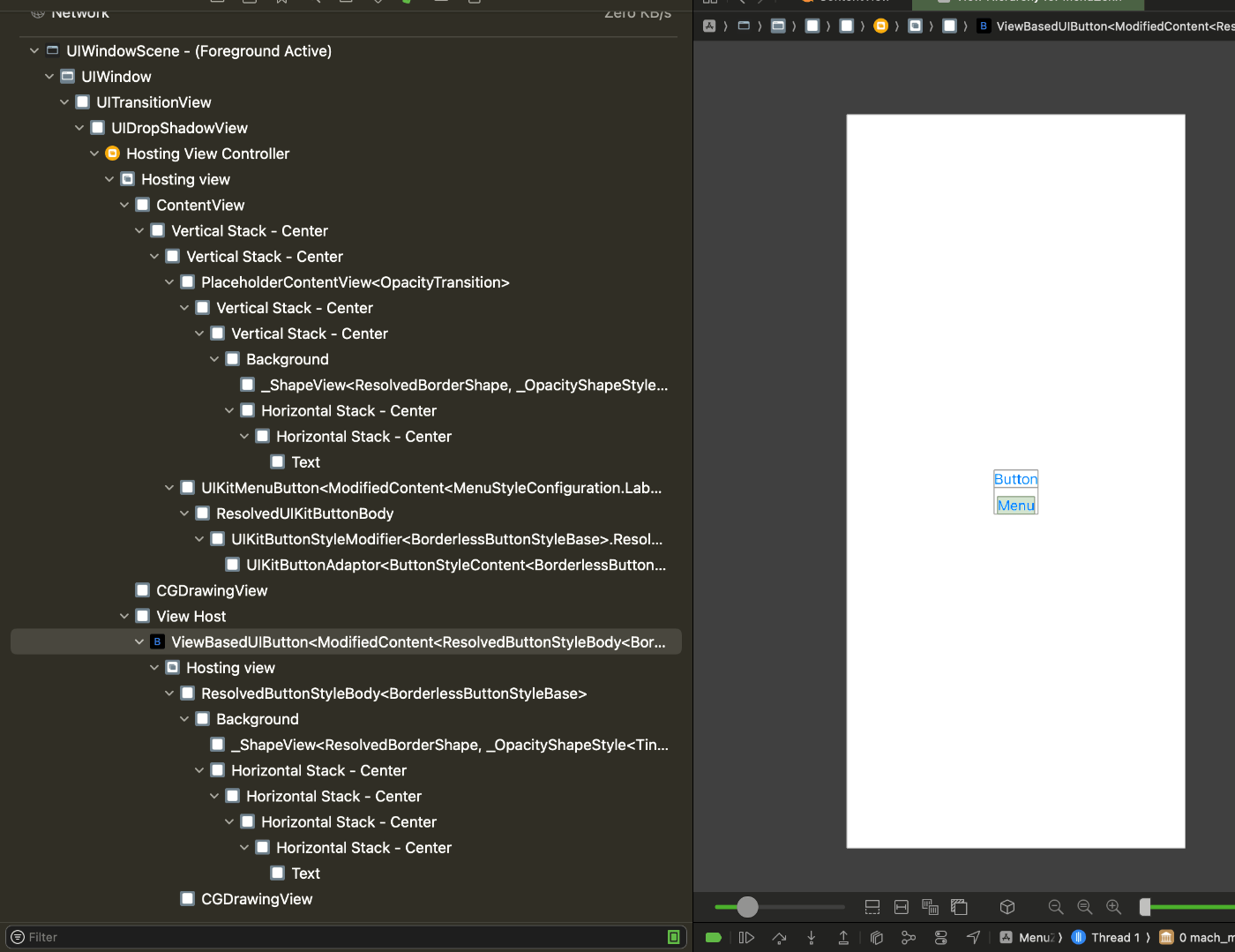 SwiftUI.Menuは、UIButtonである