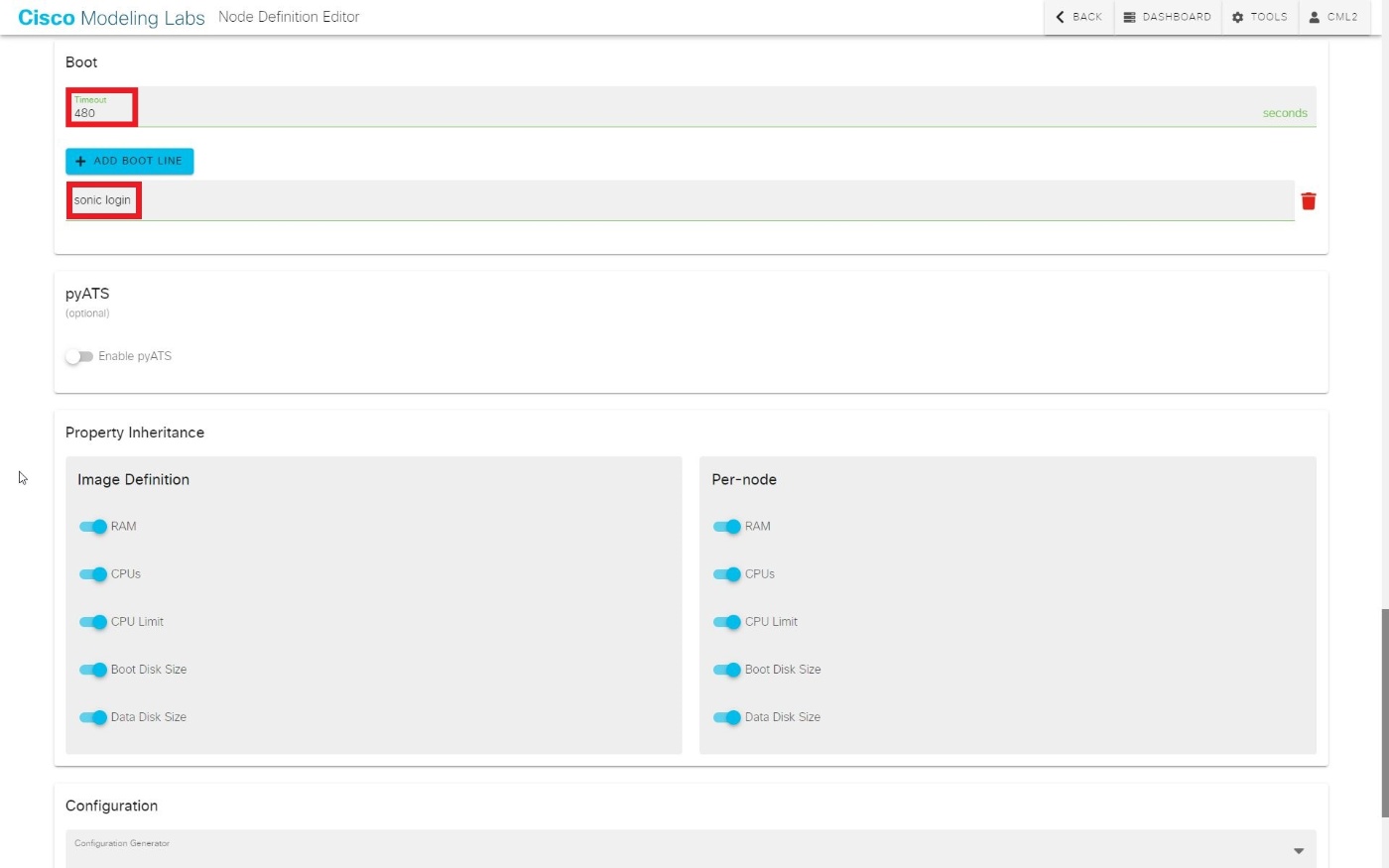 CMLでEnterprise SONiCを使う