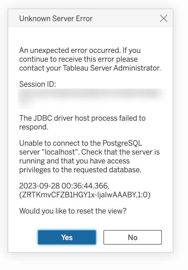 Tableau Serverでエラー Scram Authentication Requires Libpq Version 10 Or Aboveunable To Connect To The