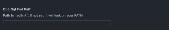 【dbt】sqlfmt
