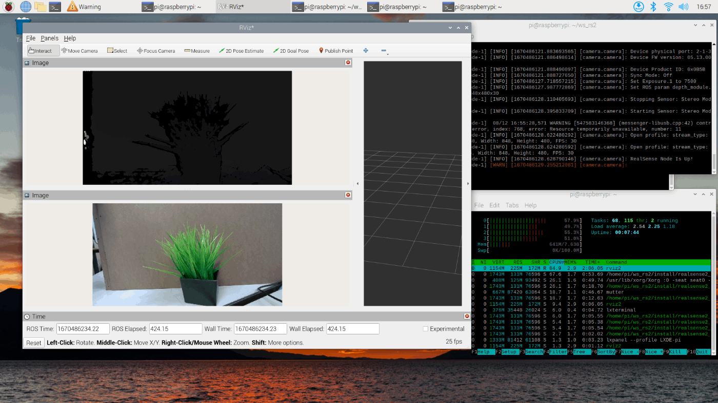 センサの利用3：RealSenseの使用｜RaspberryPi OSではじめるROS2