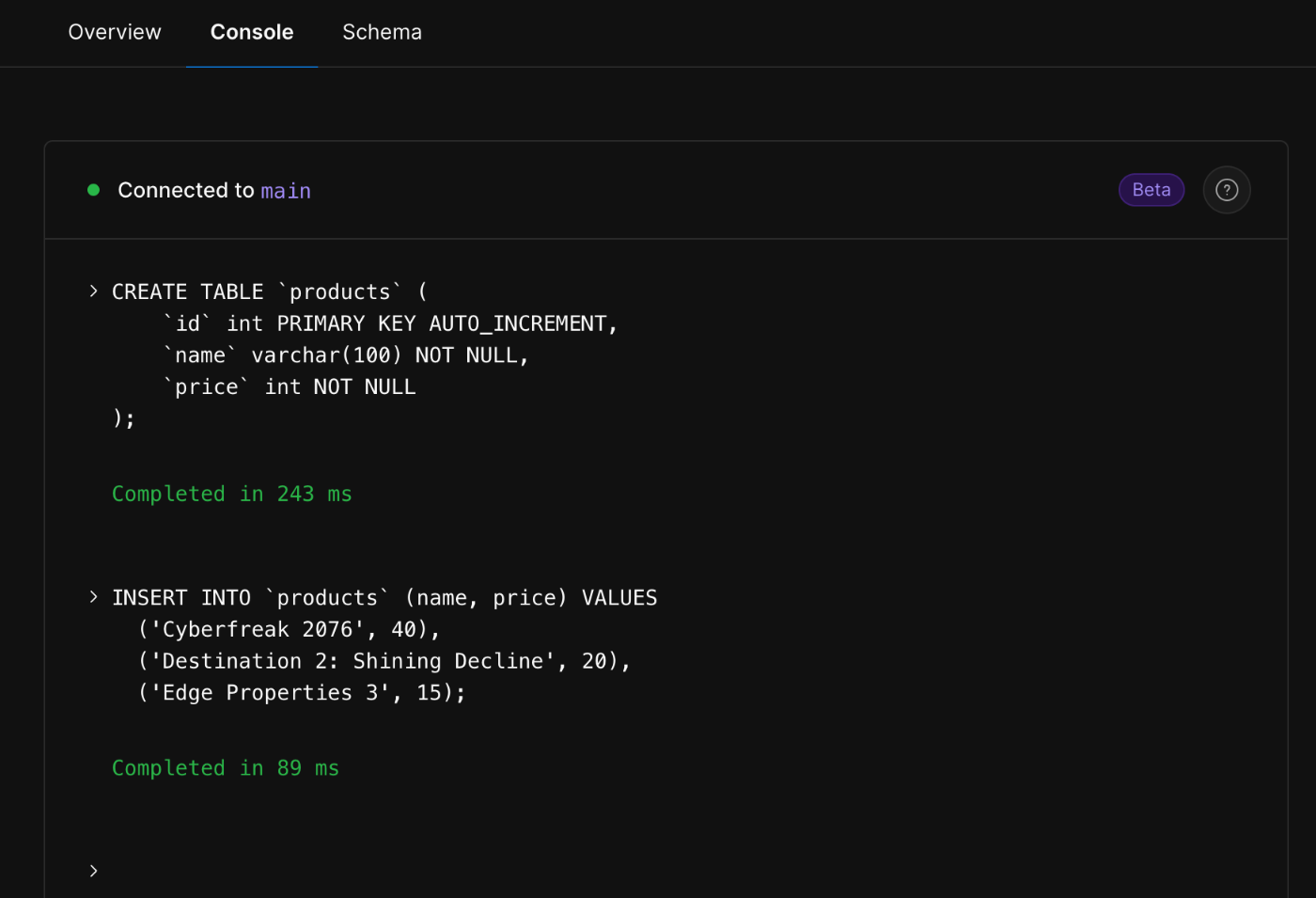PlanetScale使ってみる
