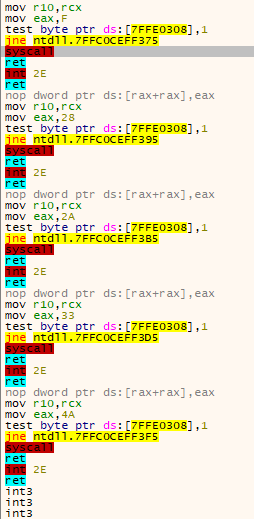 Manual "syscall" on Windows10(未完)
