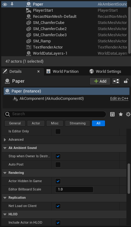 1. プロジェクトの最低対応と再生まで｜Unreal EngineとWwiseの学習