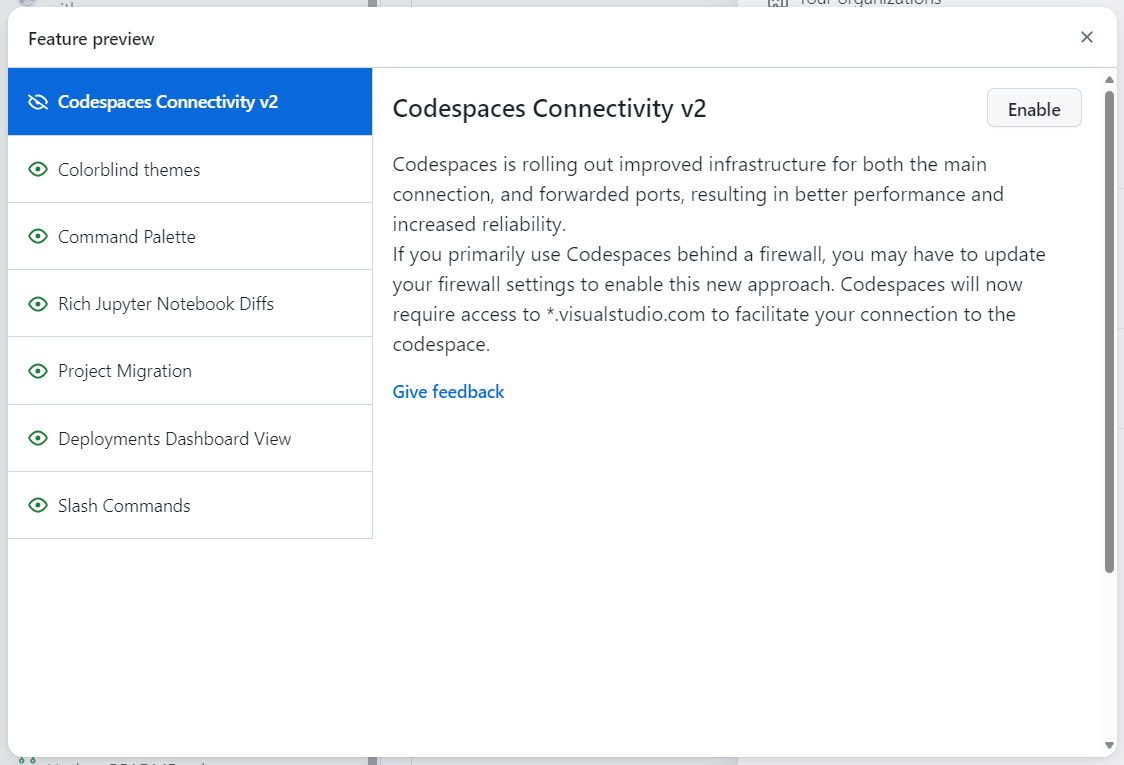 Check! GitHub Codespacesの接続周り改善のお知らせ（ファイアウォール管理下の場合、対応必要）