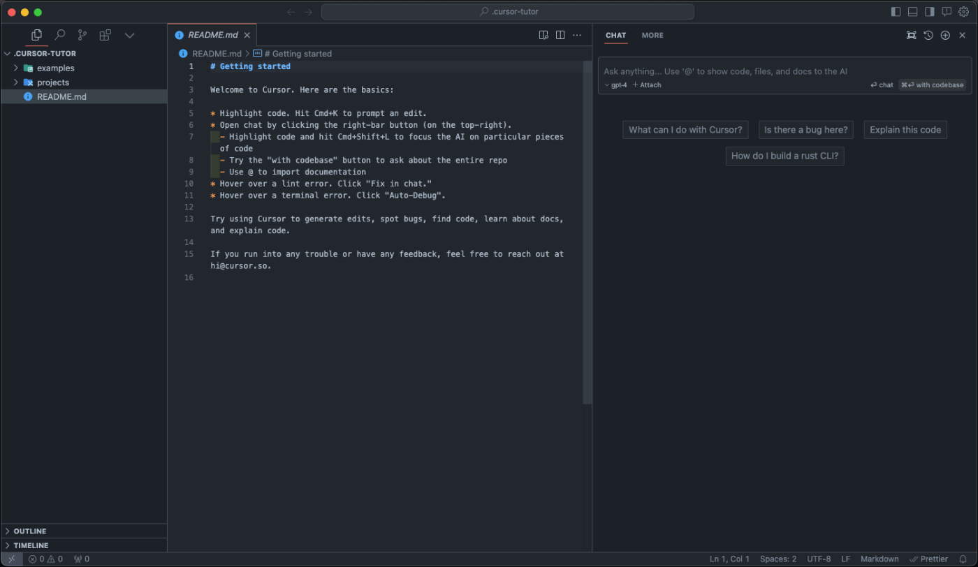 Cursor というAIファーストのエディタが話題になっていたので使ってみた | スーパーソフトウエア東京