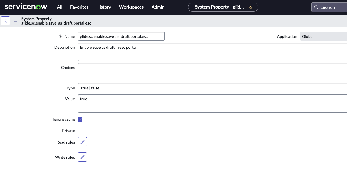 ServiceNowで独自に実装したServicePortal(EmployeeCenter)でSave as Draftを有効にしてみた