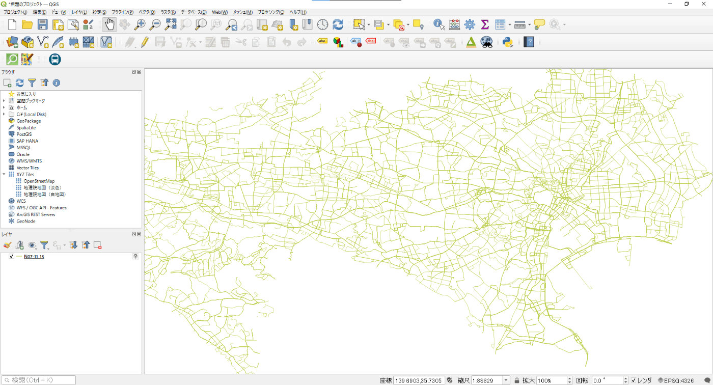 ライン表示｜【初級編】MapLibre GL JSを使ったWebGIS作成