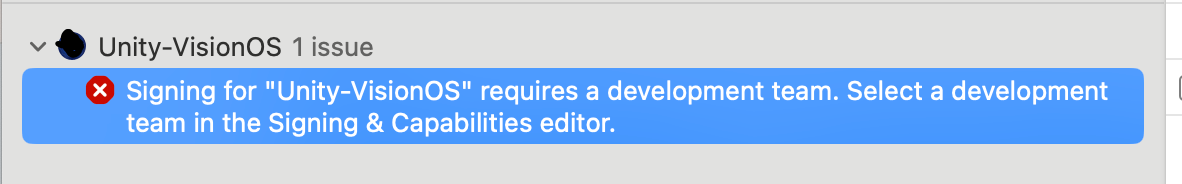Unity PolySpatial → XcodeでApple Vision Pro実機ビルド時にエラーが出るとき